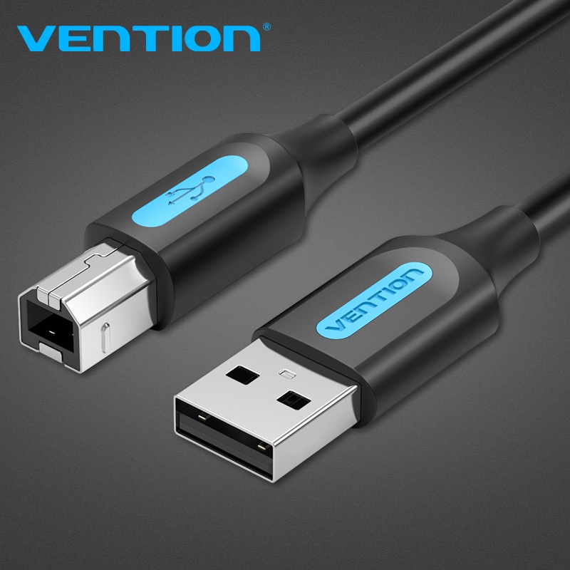 Jual Vention Kabel Data USB Printer 2.0 Type A Male to B Male 1M (COQBF ...