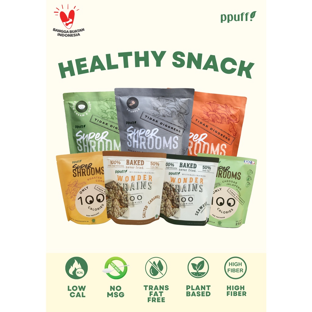 Jual ppuff! Healthy Snack Package [ ALL Variant] | Shopee Indonesia