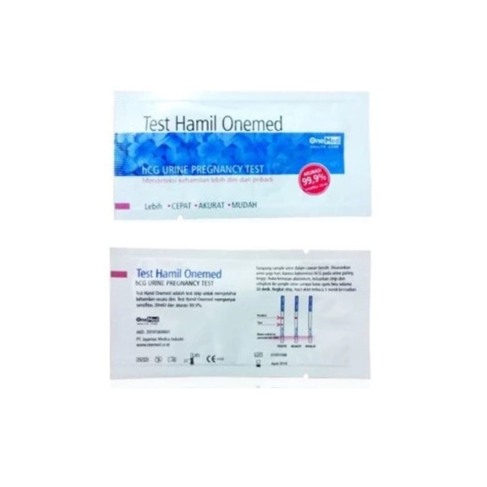 Jual Onemed Tes Hamil Strip / Kehamilan / OneMed HCG Urine Pregnancy ...