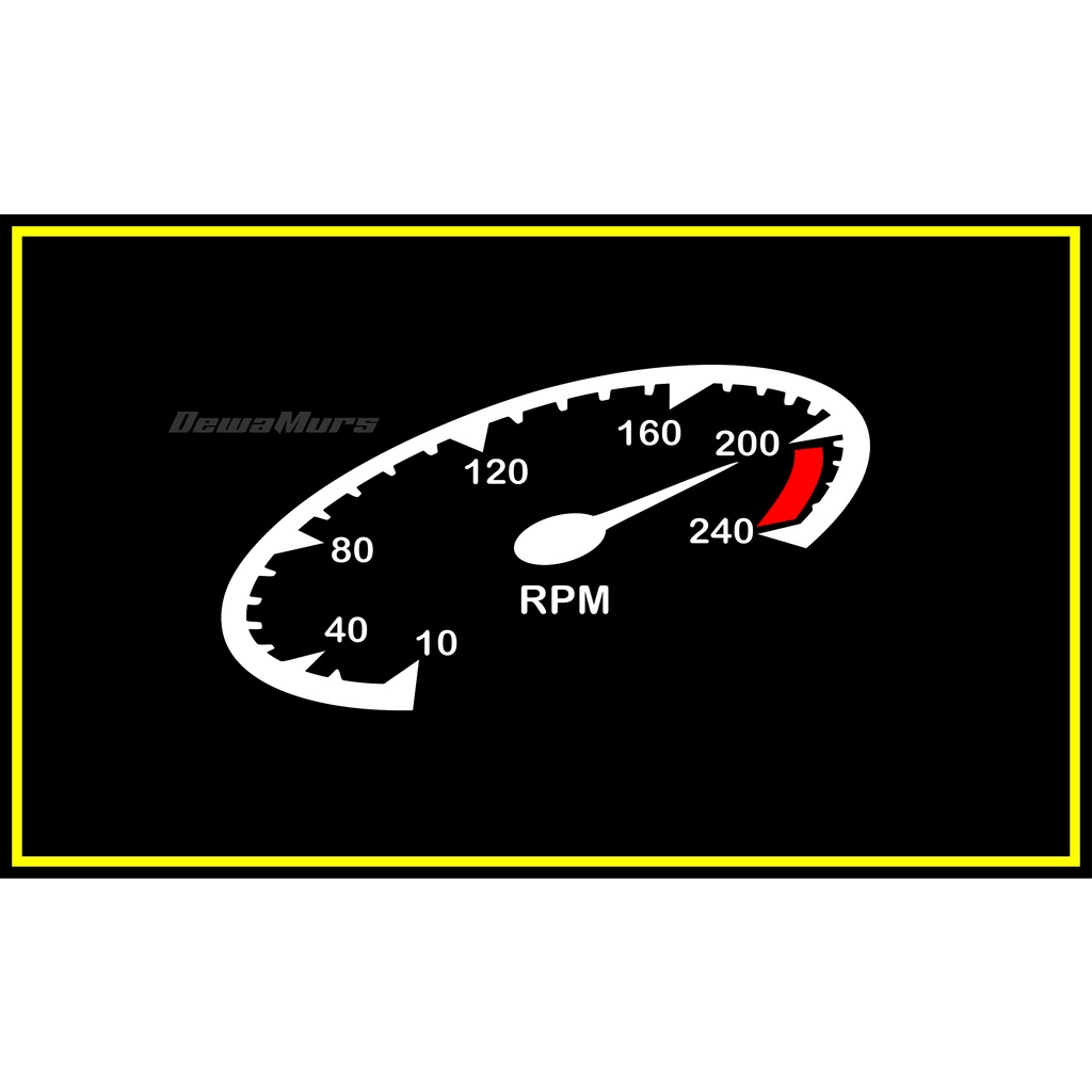 Jual Sticker Cutting RPM Cocok Buat Mobil & Motor | Shopee Indonesia
