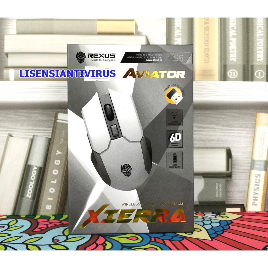 Jual Mouse Gaming Wireless Rexus Xierra S5 AVIATOR Wireless Gaming ...