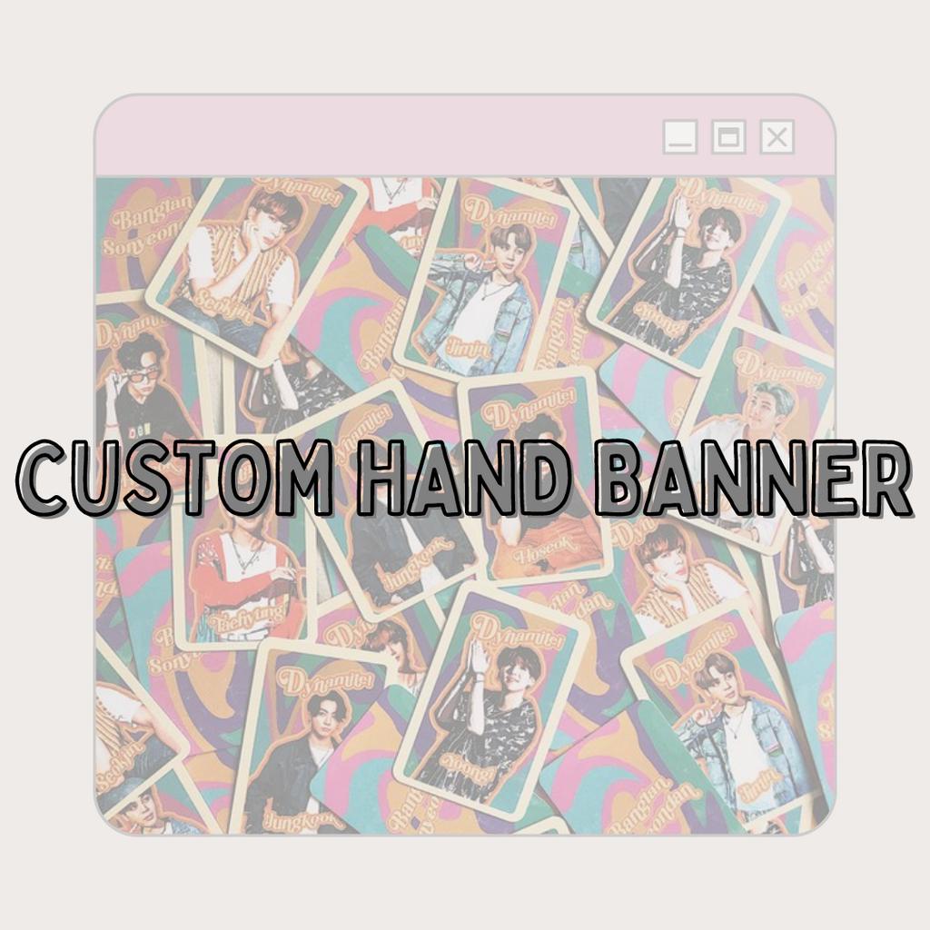 Jual [PRE ORDER] CUSTOM HANBANNER HAND BANNER | Shopee Indonesia
