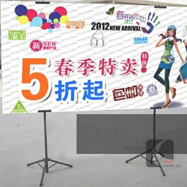 Jual Zt312 Tri Stand Banner Tri Banner Tiang Display Poster | Shopee ...