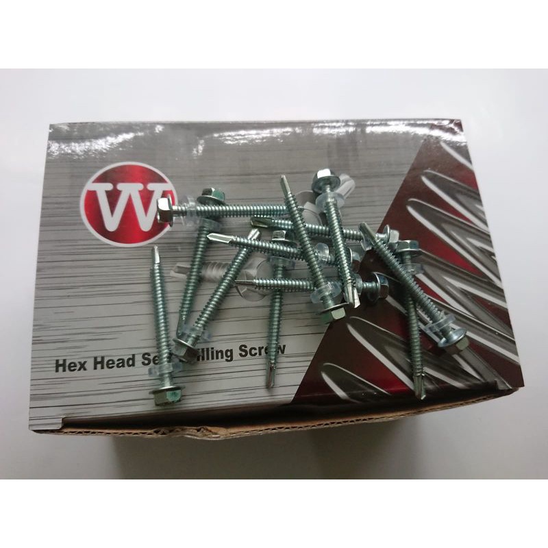 Jual baut driling merk W, baut galvalum, baut baja ringan, harga per ...