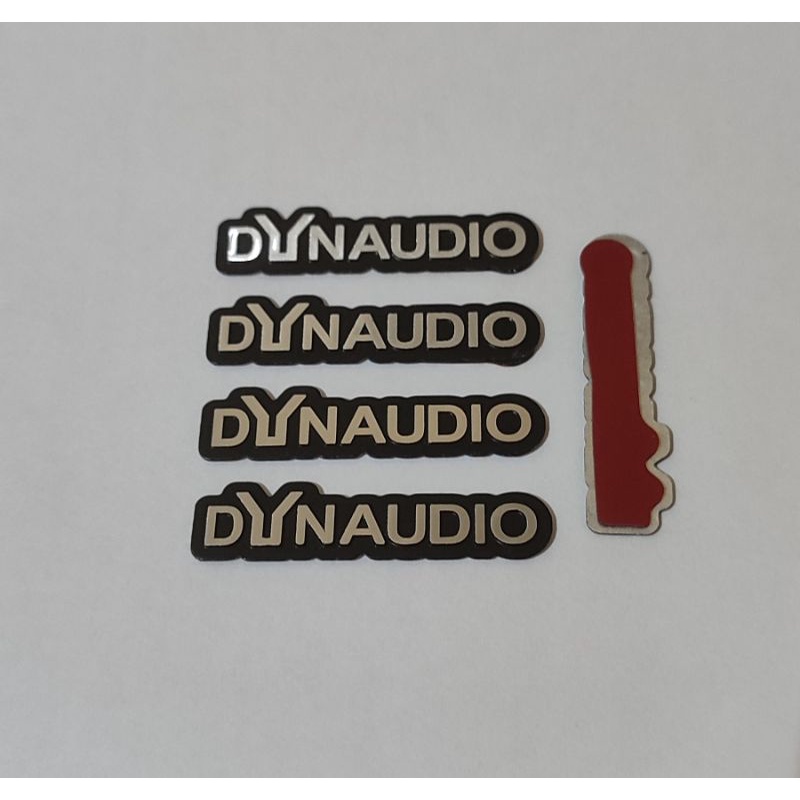 Jual Emblem Alumunium Sticker Decals 3D Logo DYNAUDIO Audio Speaker ...