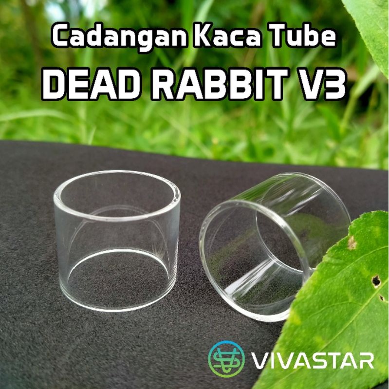 Jual Kaca Dead Rabbit V3 RTA Tube Lurus Glass Replacement Tank Tabung ...