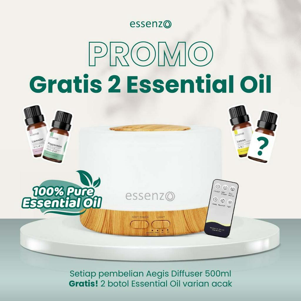 Jual Essenzo Aegis Diffuser 500ml + Remote | Shopee Indonesia