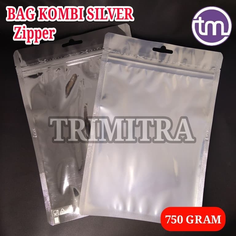 Jual SACHET BAG KOMBI 750G PLASTIK KLIP ZIPPER | Shopee Indonesia