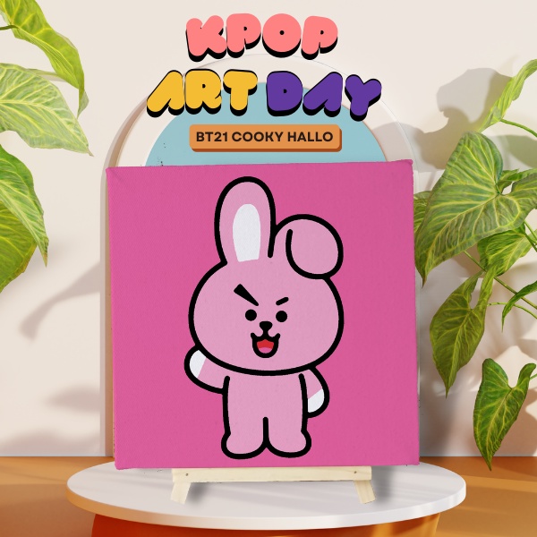 Jual Paint By Number BTS BT21 Kpop With Canvas / DIY Painting ...