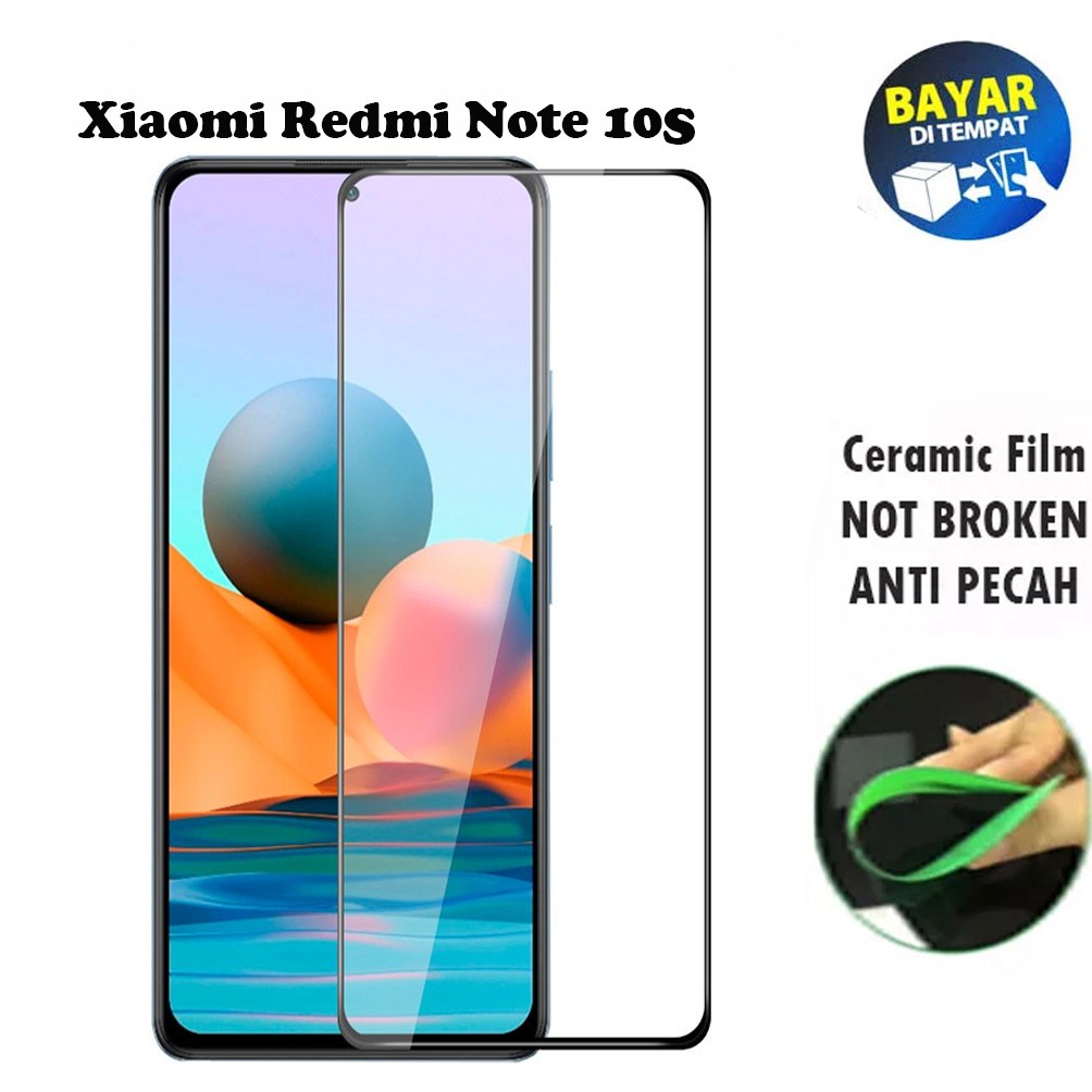 Jual Tempered Glass Xiaomi Redmi Note 10S Full Cover / Full Screen ...