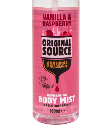 Jual Original Source Body Mist Vanilla Raspberry 100ml | Shopee Indonesia
