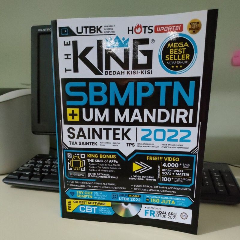 Jual BUKU THE KING BEDAH KISI-KISI SBMPTN SAINTEK 2022 & UM MANDIRI TPS HOTS + FREE BUBBLE WRAP ...