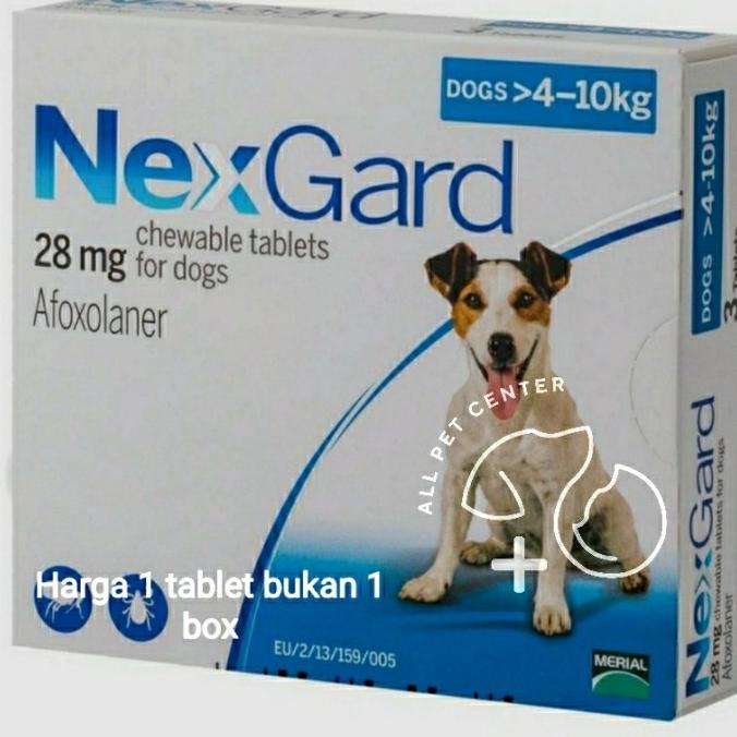 Jual Obat kutu anjing NEXGARD size M (4-10 kg) ORIGINAL | Shopee Indonesia