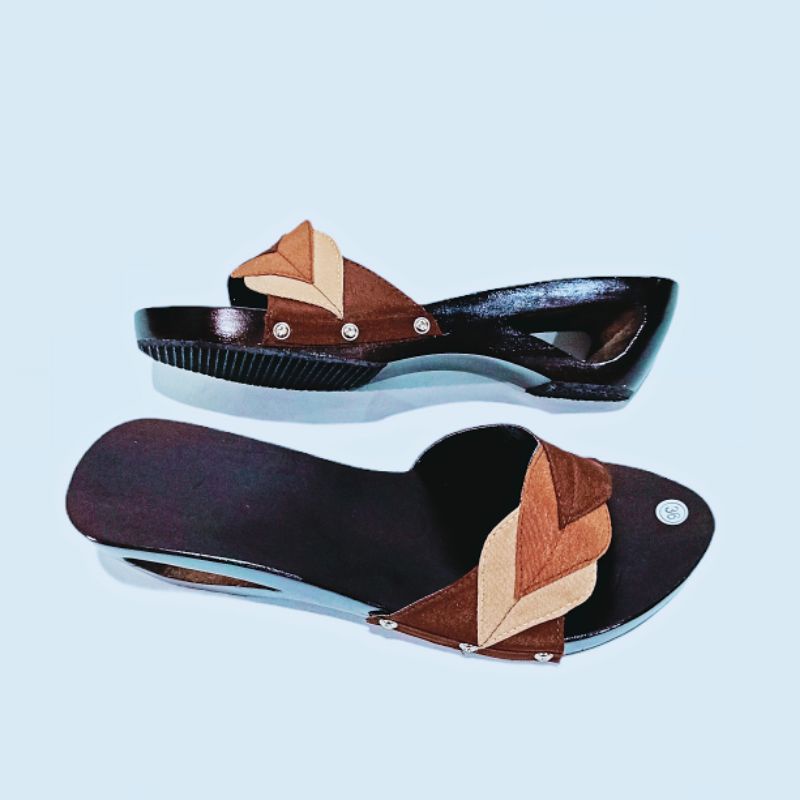 Jual SANDAL KELOM KIJANG COKLAT HAK 5 CM // KELOM GEULIS TASIK ETNIK ...