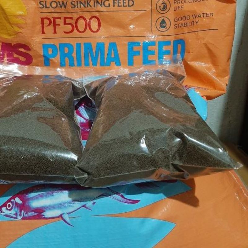 Jual PRIMA FEED PF 500 MAKANAN BENIH IKAN PRIMA FEED PAKAN BIBIT IKAN ...