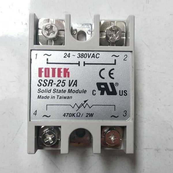 Jual Alat FOTEK SSR-25VA Solid state relay SSR VR control AC 24-380V | Shopee Indonesia