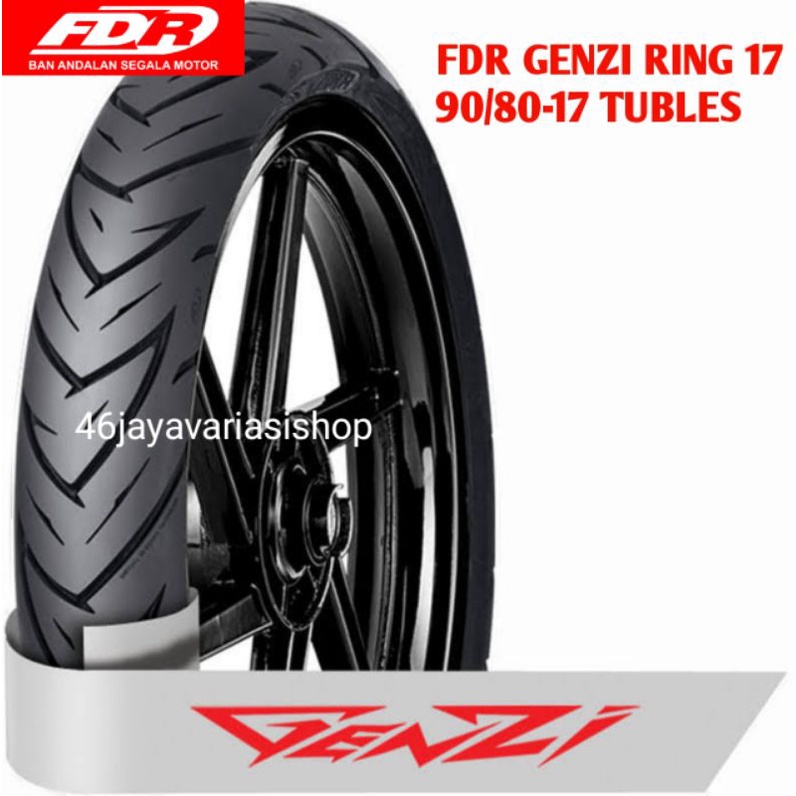 Jual BAN LUAR TUBLES FDR GENZI RING 17 UKURAN 90/80-17 ORIGINAL FDR 90 80 17 | Shopee Indonesia