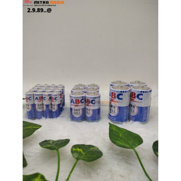 Jual BATERAI ABC / BATRAI ABC / BATREI ABC DRY CELL ASLI | Shopee Indonesia