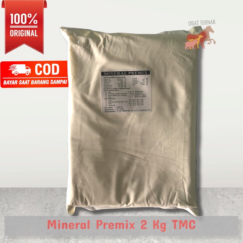 Jual Mineral Premix 2 Kg TMC Vitamin untuk Sapi Kambing Ayam Babi | Shopee Indonesia