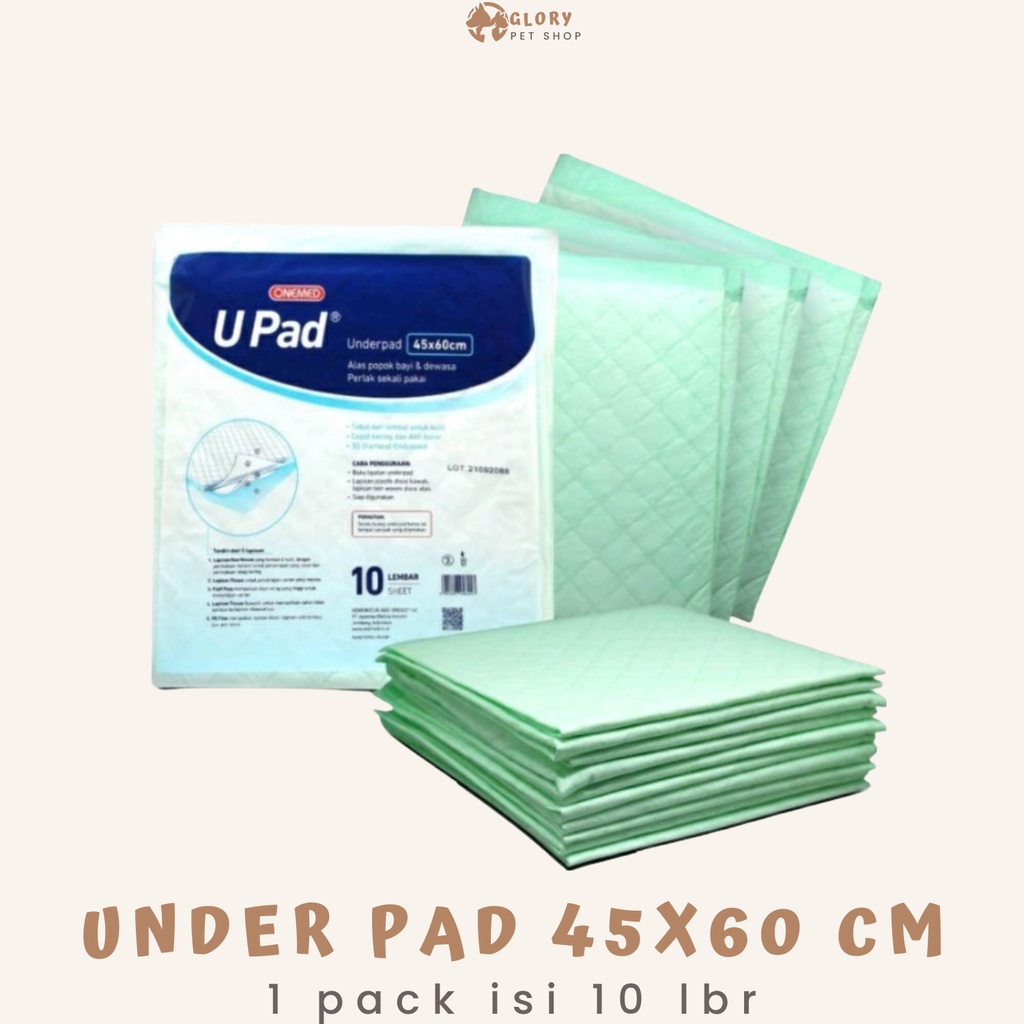 Jual UPAD UNDERPAD ONEMED PAD 45 X 60 CM ALAT KENCING POOP HEWAN 1 PACK ...