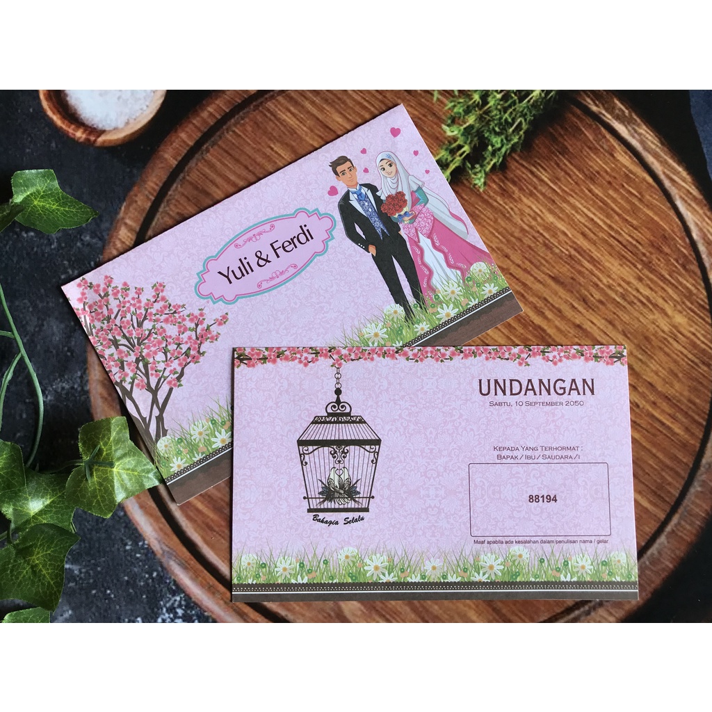 Jual JUALDAN CETAK UNDANGAN MURAH UNDANGAN PERNIKAHAN UNDANGAN KHITAN ...