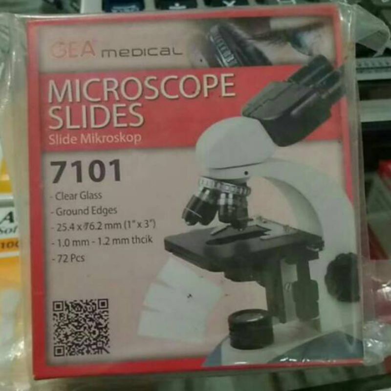 Jual Gea Microscope Slides / Slide Mikroskop 7101/7105 | Shopee Indonesia