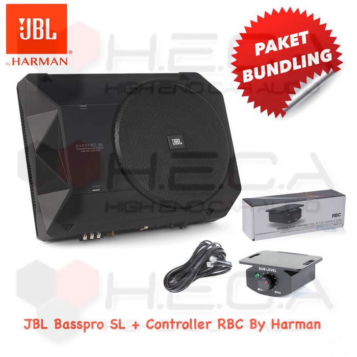 Jual PAKET JBL BassPro SL 8" + RBC Remote Controller Subwoofer Kolong ...