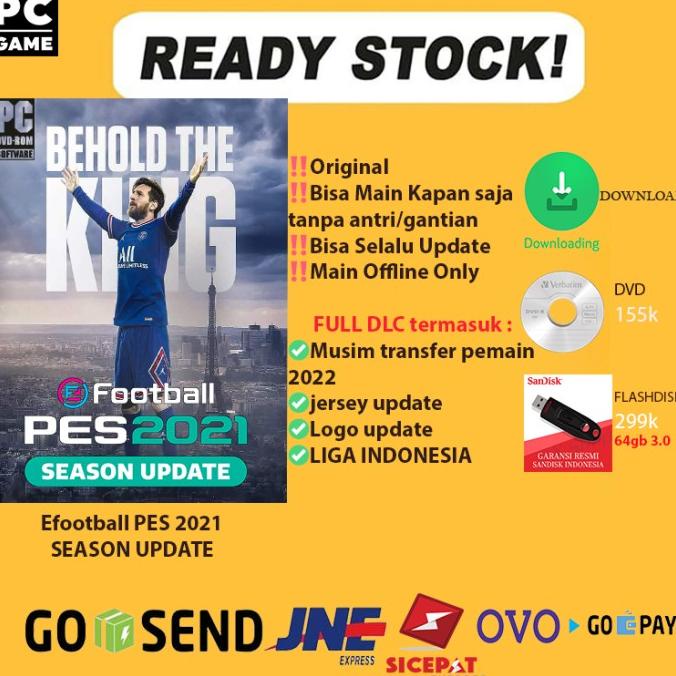 Jual Efootball Pes 2021 / Pes 21 Pc Original Steam Last Update Seasons ...