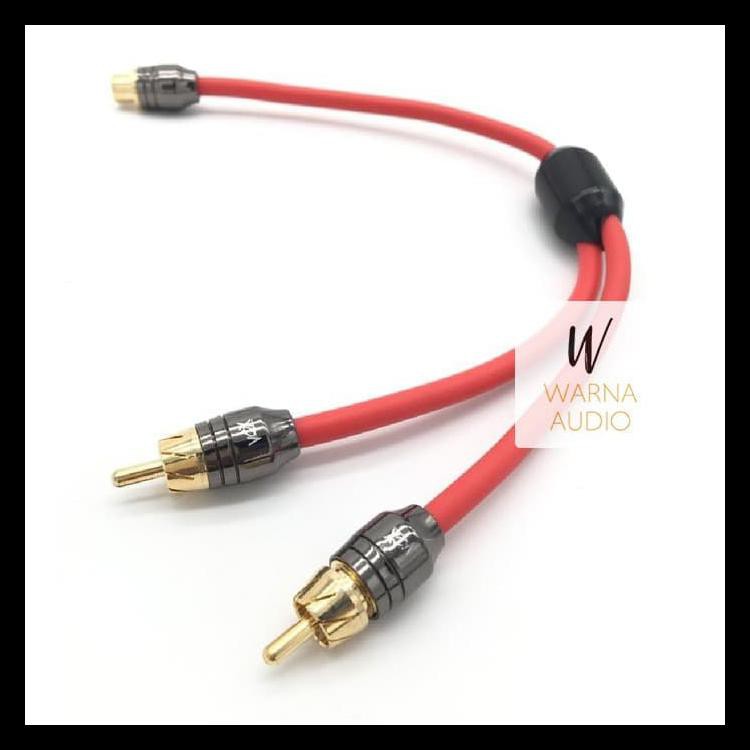 Jual KABEL AUDIO RCA CABANG Y JACK VOX RESEARCH 1 FEMALE TO 2 MALE ...