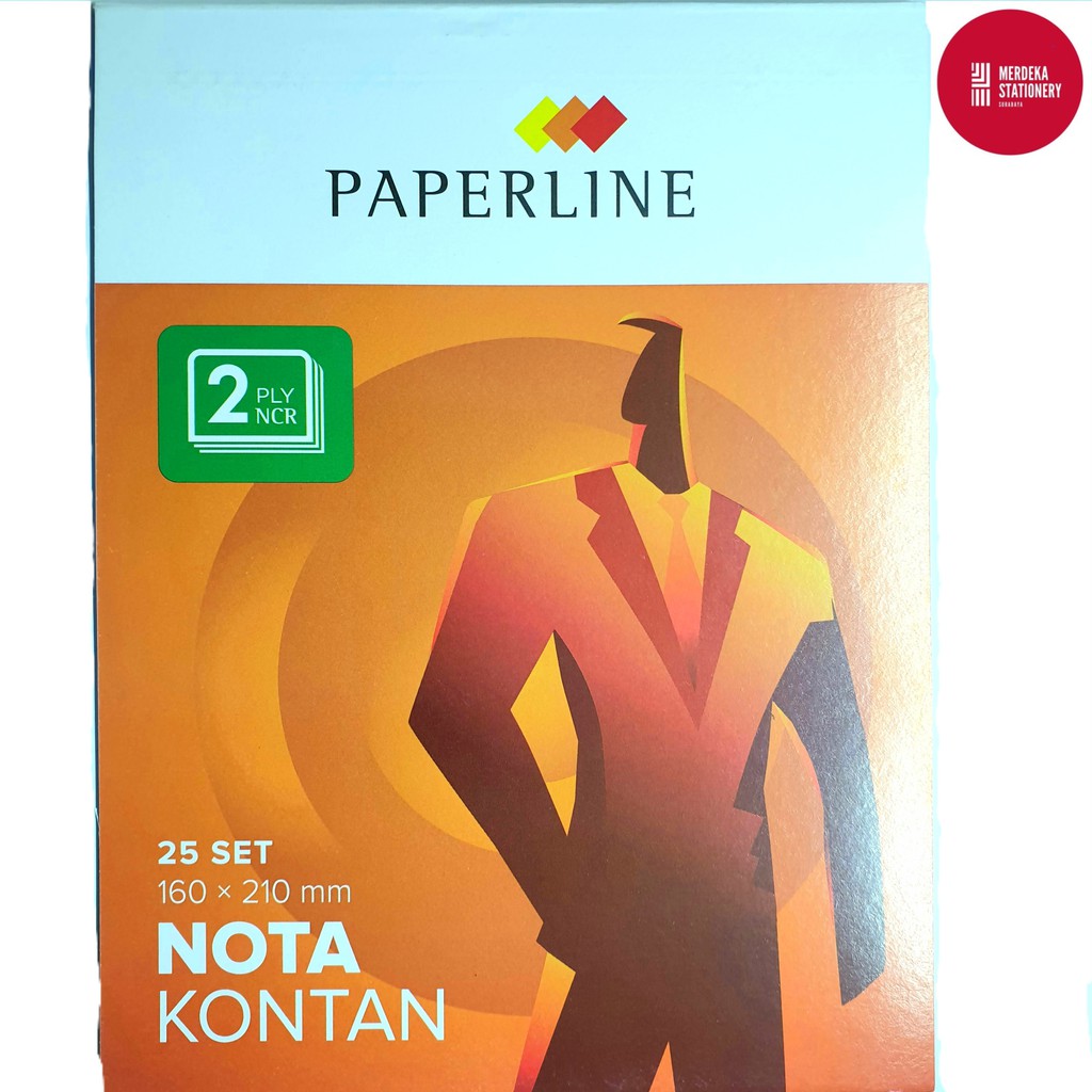 Jual Nota Kontan Paperline Besar 2PLY NCR Rangkap 2 25 SET Ukuran ...