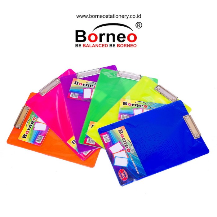 Jual Borneo Clip Board Fluo | Shopee Indonesia