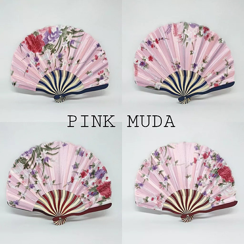 Jual Kipas Tangan Jepang Cina Korea Setengah Bulat Kipas Lipat Kipas ...