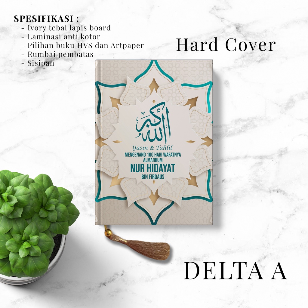 Jual CETAK BUKU YASIN DAN TAHLIL HARD COVER "DELTA" | Shopee Indonesia