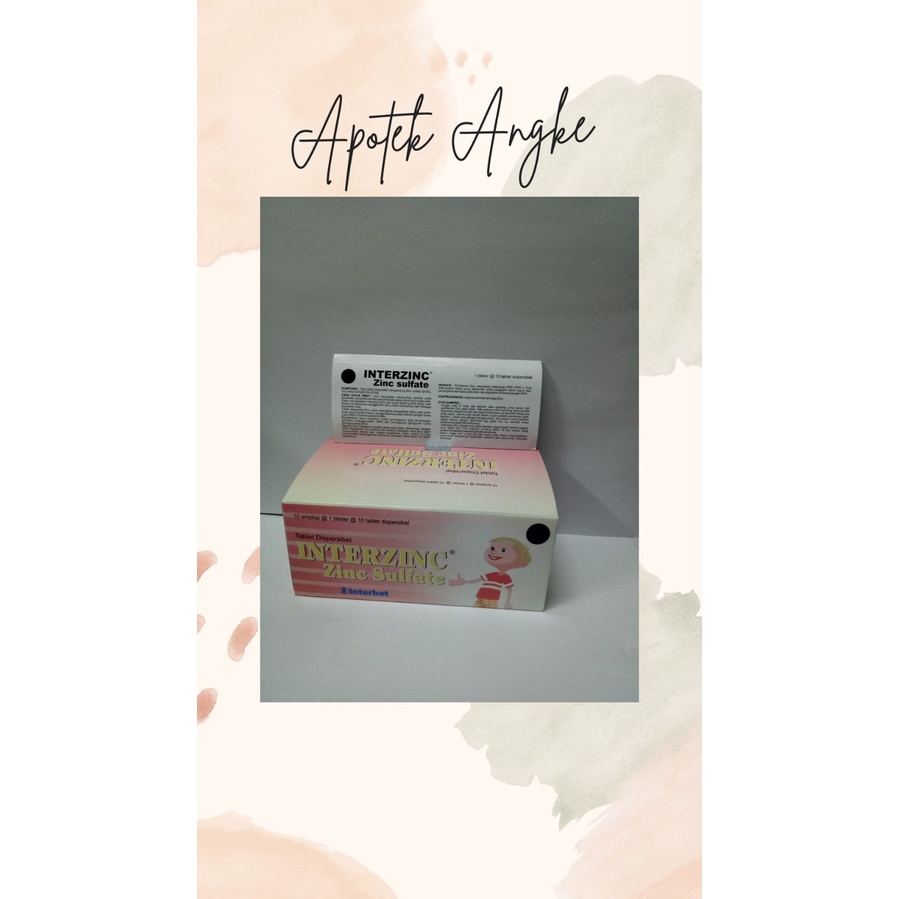 Jual INTERZINC 20 MG (STRIP @10 TABLET) | Shopee Indonesia