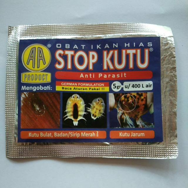 Jual STOP KUTU Obat Ikan hias 5 gr | Shopee Indonesia