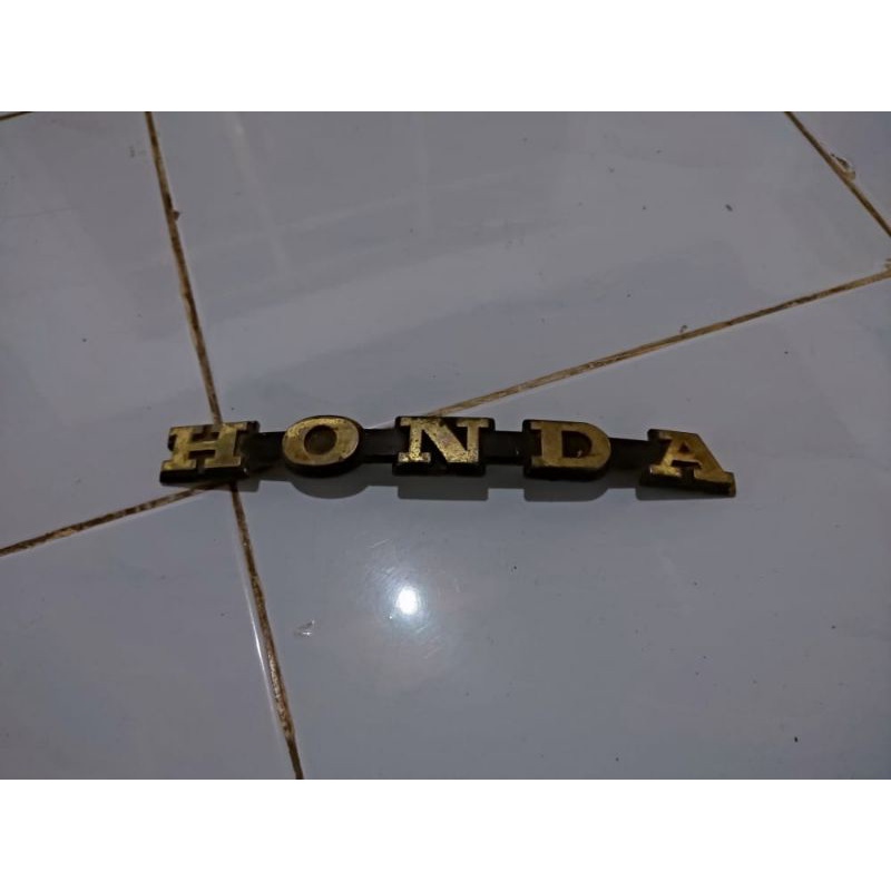 Jual emblem logo simbol lis body tangki honda c700 c800 supercup ...
