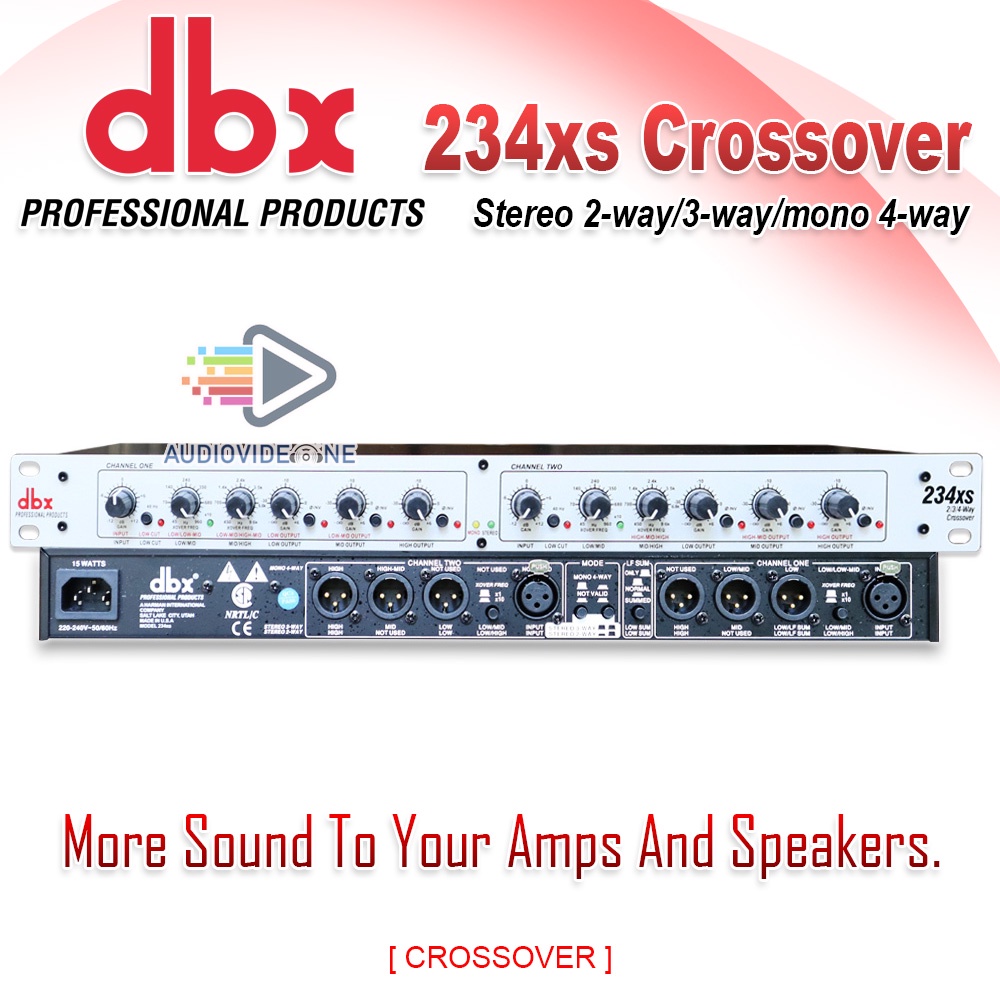 Jual Crossover Aktif DBX 234XS 2 Way 3 Way Mono 4 Way Krosofer Audio | Shopee Indonesia