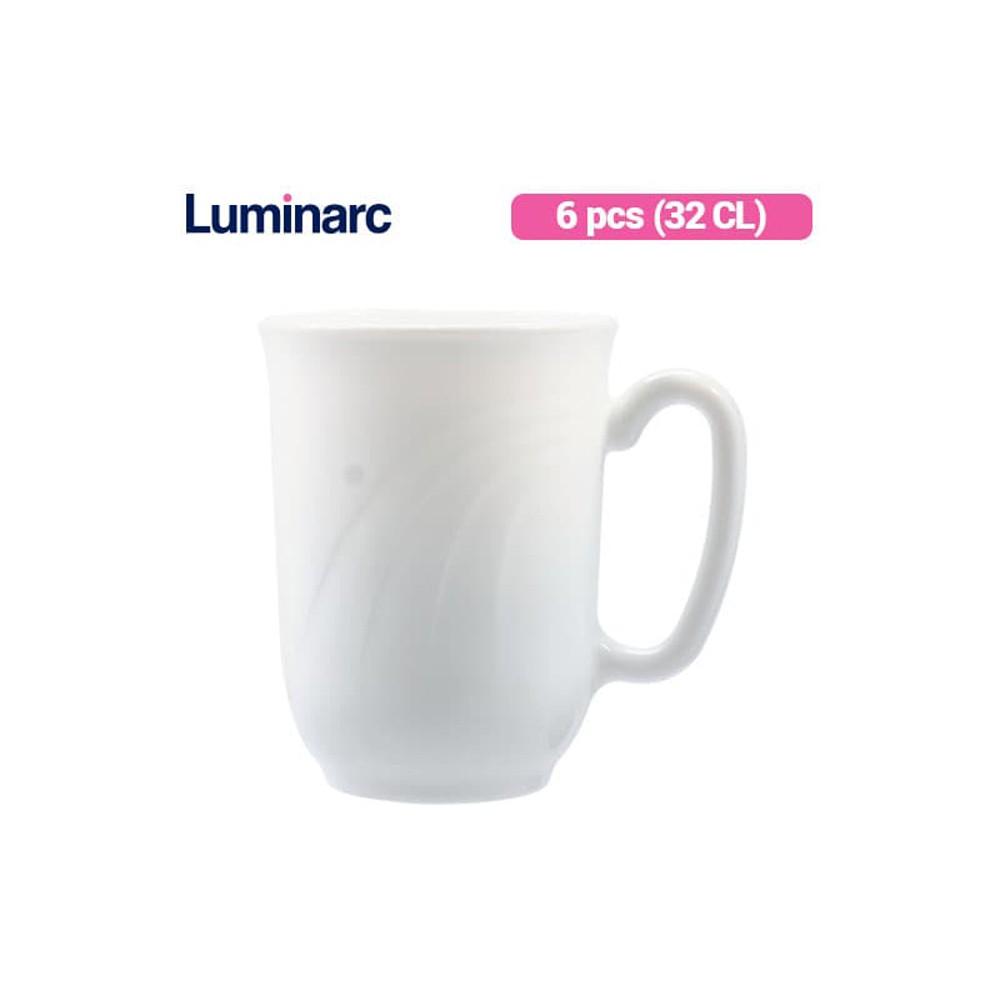 Jual Luminarc Gelas Kopi Cyprus Mug 32 Cl / 6 pcs | Shopee Indonesia