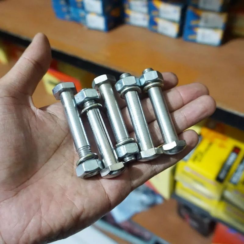 Jual Baut Set Shock Depan Bawah Vespa Px Exclusive Excel Super Sprint ...