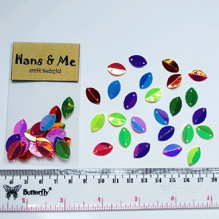 Jual Payet Manik Daun Warna Stabilo | Shopee Indonesia