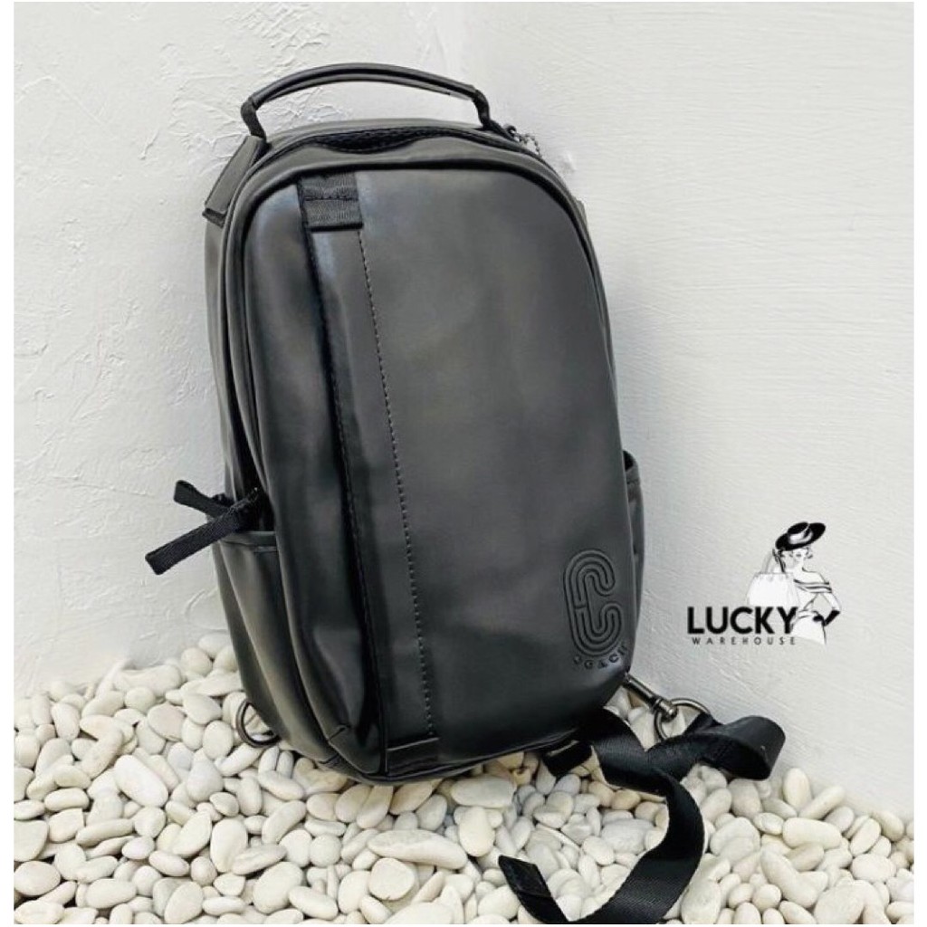 Jual Coach Edge Pack In Black - ORIGINAL 100% | Shopee Indonesia