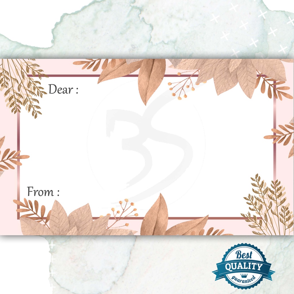 Jual GREETING CARD MODEL FRAME POLOS | KARTU UCAPAN | GIFT CARD | KARTU ...