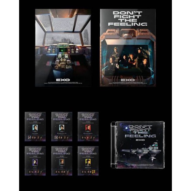 Jual [ SEALED + POSTER ] EXO - DON'T FIGHT THE FEELING ALBUM (PHOTOBOOK 1 2 EXPANSION JEWEL CASE ...