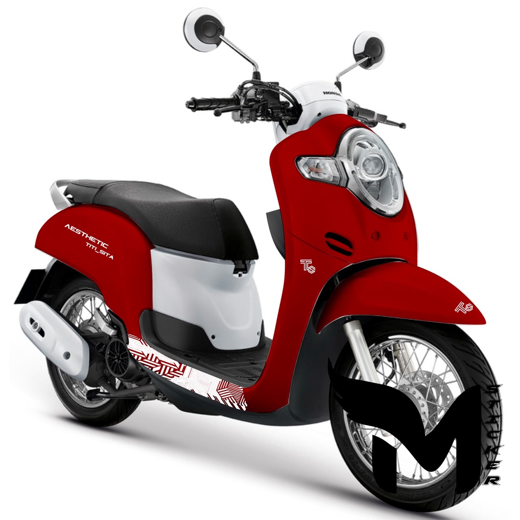 Jual decal sticker scoopy full body FI scopy dekal stiker 2017 2018 ...
