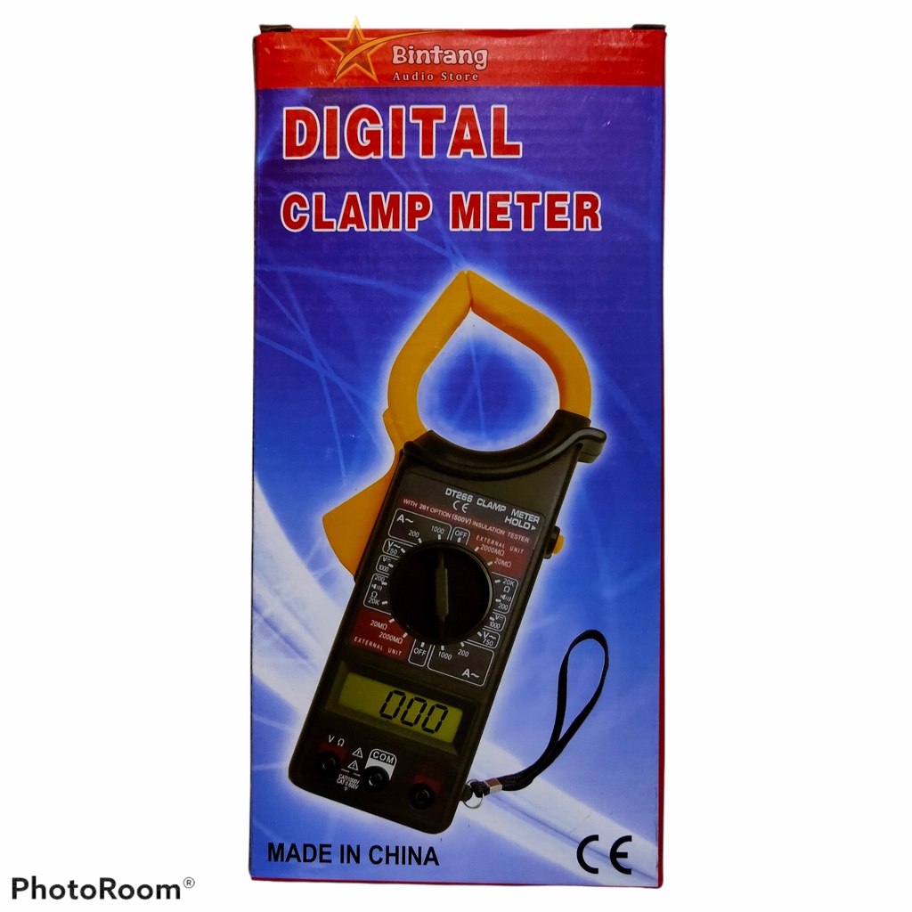 Jual DIGITAL CLAMP METER DT-266 (Tang Amper) | Shopee Indonesia