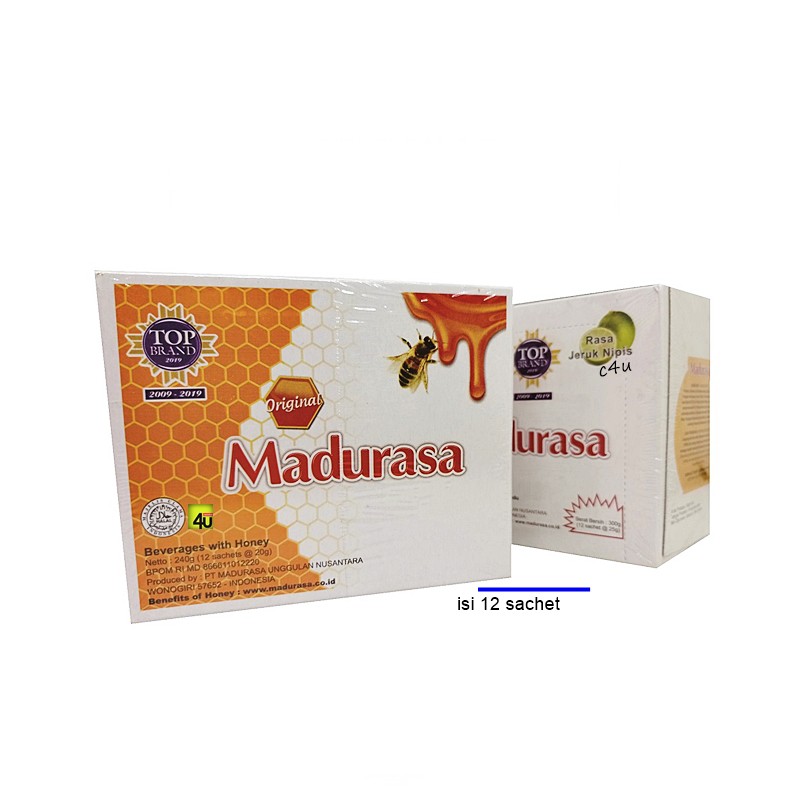 Jual Madurasa - Madu Sachet Modern - 1 kotak isi 12 sachet | Shopee ...