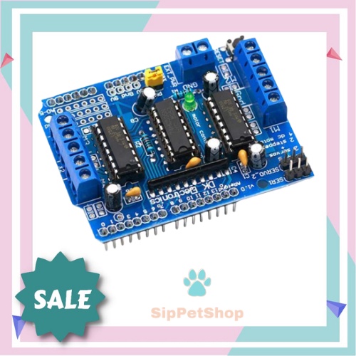 Jual Driver Motor Shield L293D | Shield Untuk Arduino Uno / Mega ...