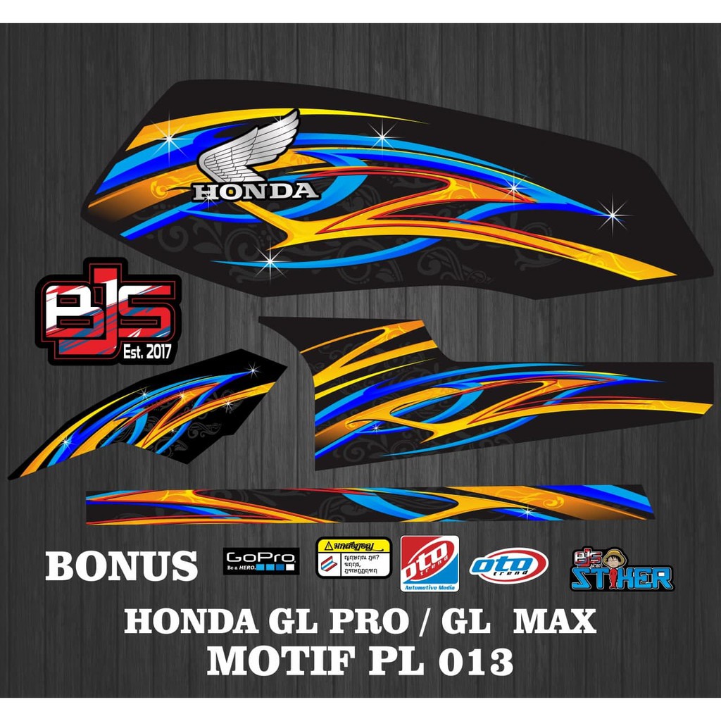 Jual Stiker striping gl pro - stiker striping list variasi GL Pro max ...