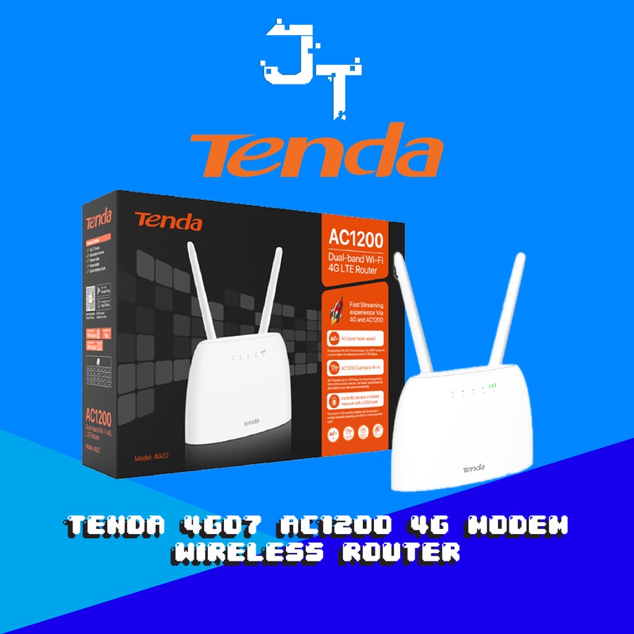 Jual Tenda 4G07 AC1200 4G Dual Band Modem Wireless Router | Shopee ...