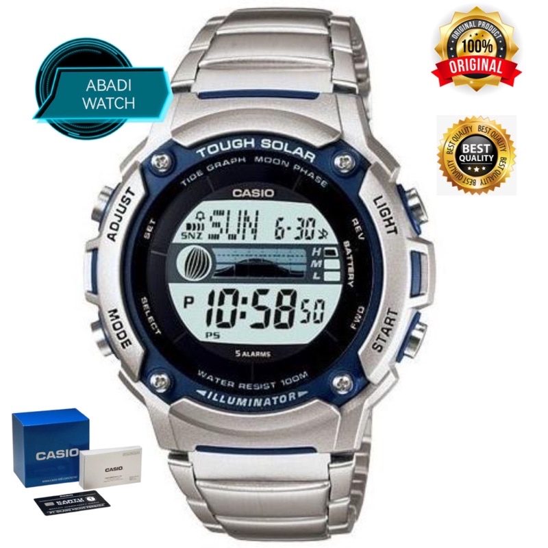 Jual Jam Tangan Pria Digital Casio Standard W-S210HD-1AV ORIGINAL BUKAN BM | Shopee Indonesia